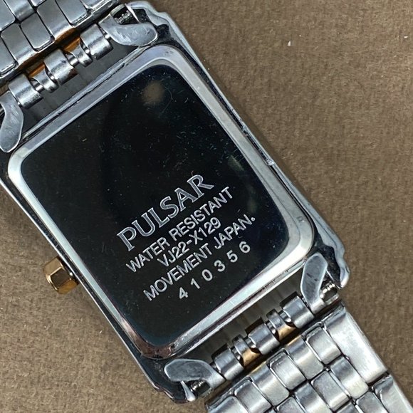 Pulsar | Accessories | Sculptured Art Deco Retro Tank Style Pulsar ...